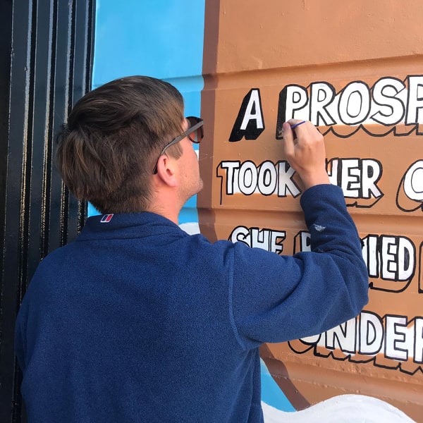 ANGRY DAN AND THE LATEST NEW BRIGHTON STREET ART!