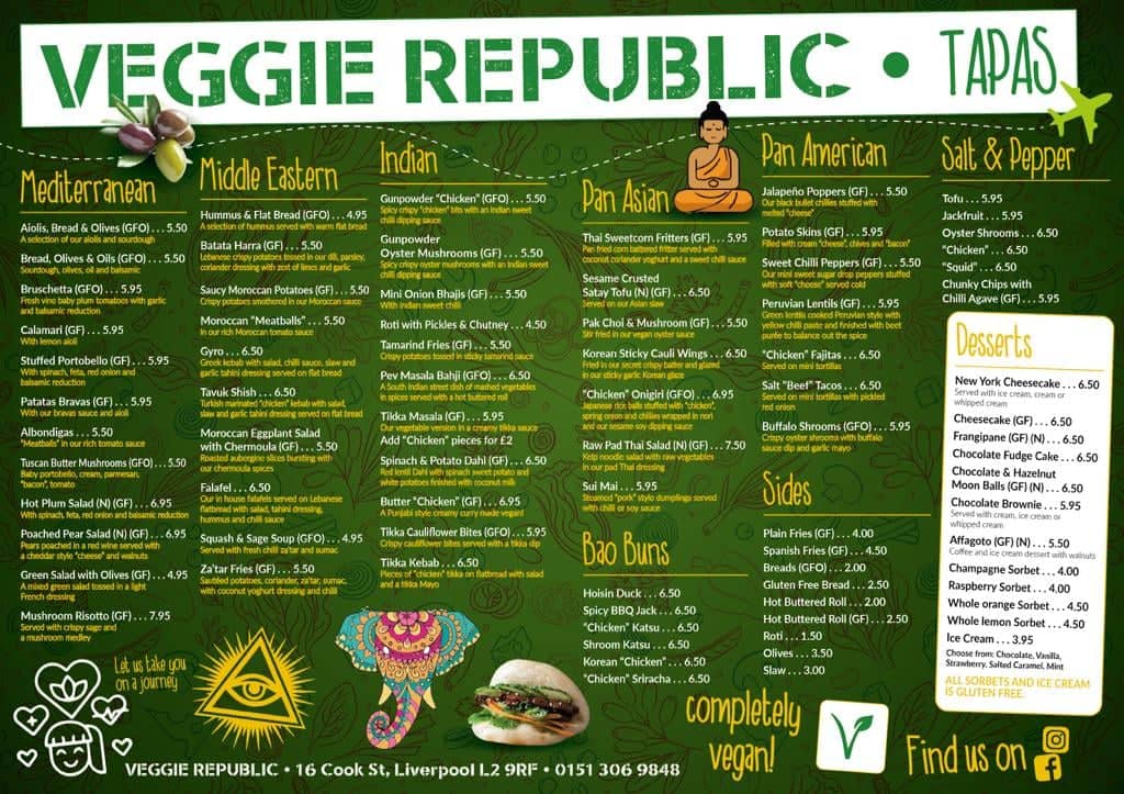 NEW MENU & FESTIVE MENU AT VEGGIE REPUBLIC!